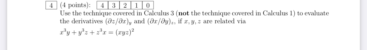 Solved Question 4 ﻿(4 ﻿points):\table[[4,3,2,1,0]]Use the | Chegg.com