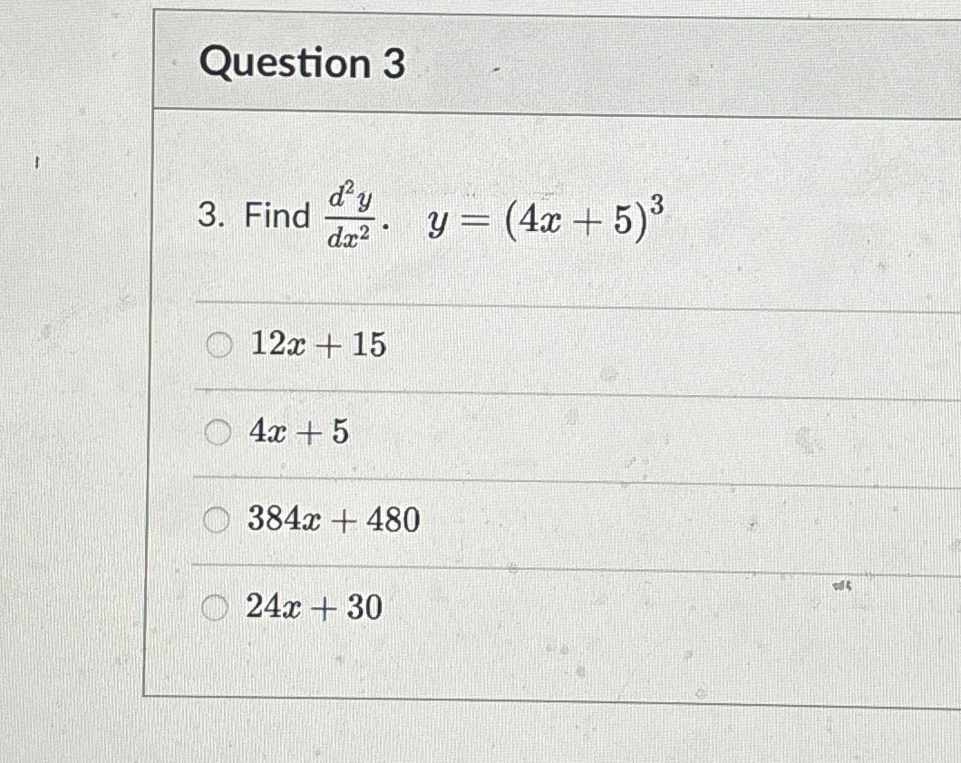 Solved Question 33. ﻿Find | Chegg.com