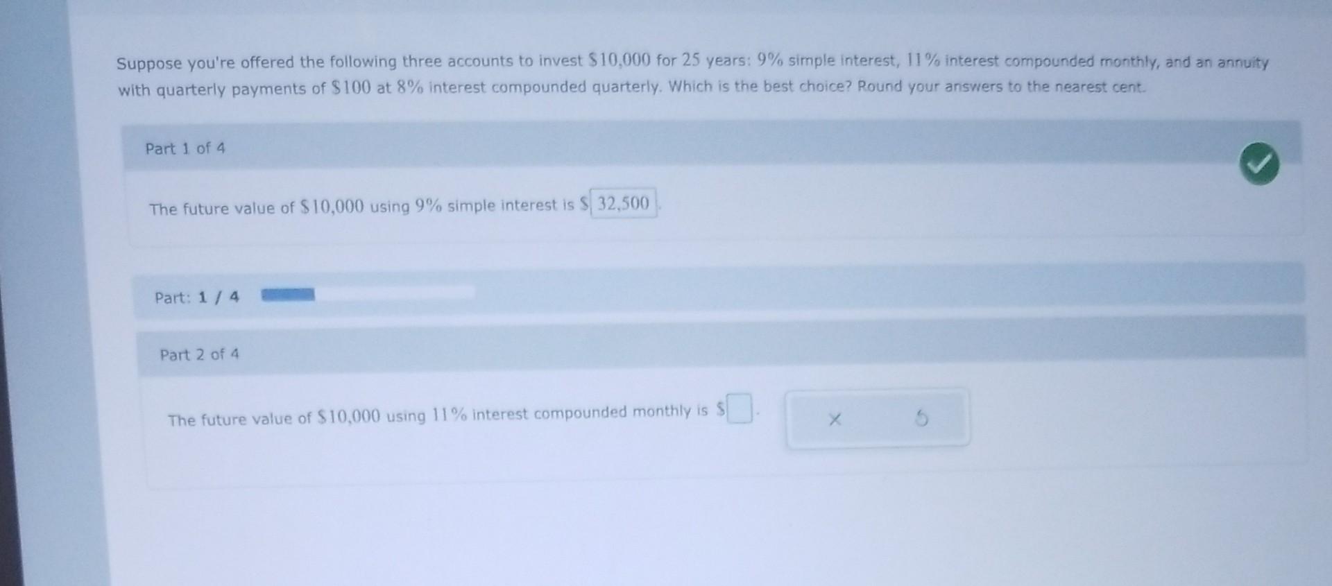 Solved Suppose you're offered the following three accounts | Chegg.com