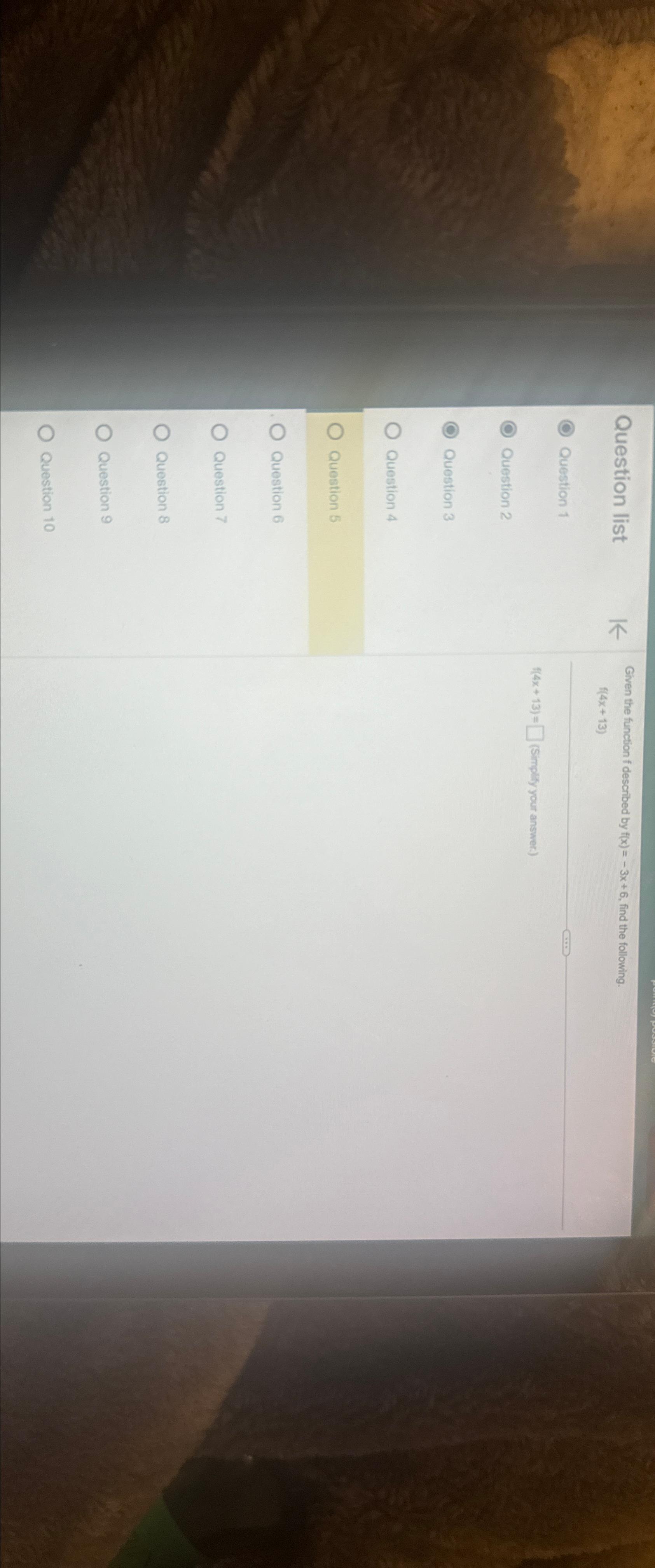 Solved Question listQuestion 1Question 2Question 3Question | Chegg.com Solved Question listQuestion 1Question 2Question 3Question | Chegg.com