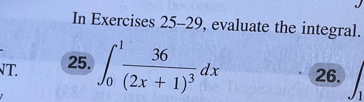 Solved In Exercises 25-29, ﻿evaluate the | Chegg.com