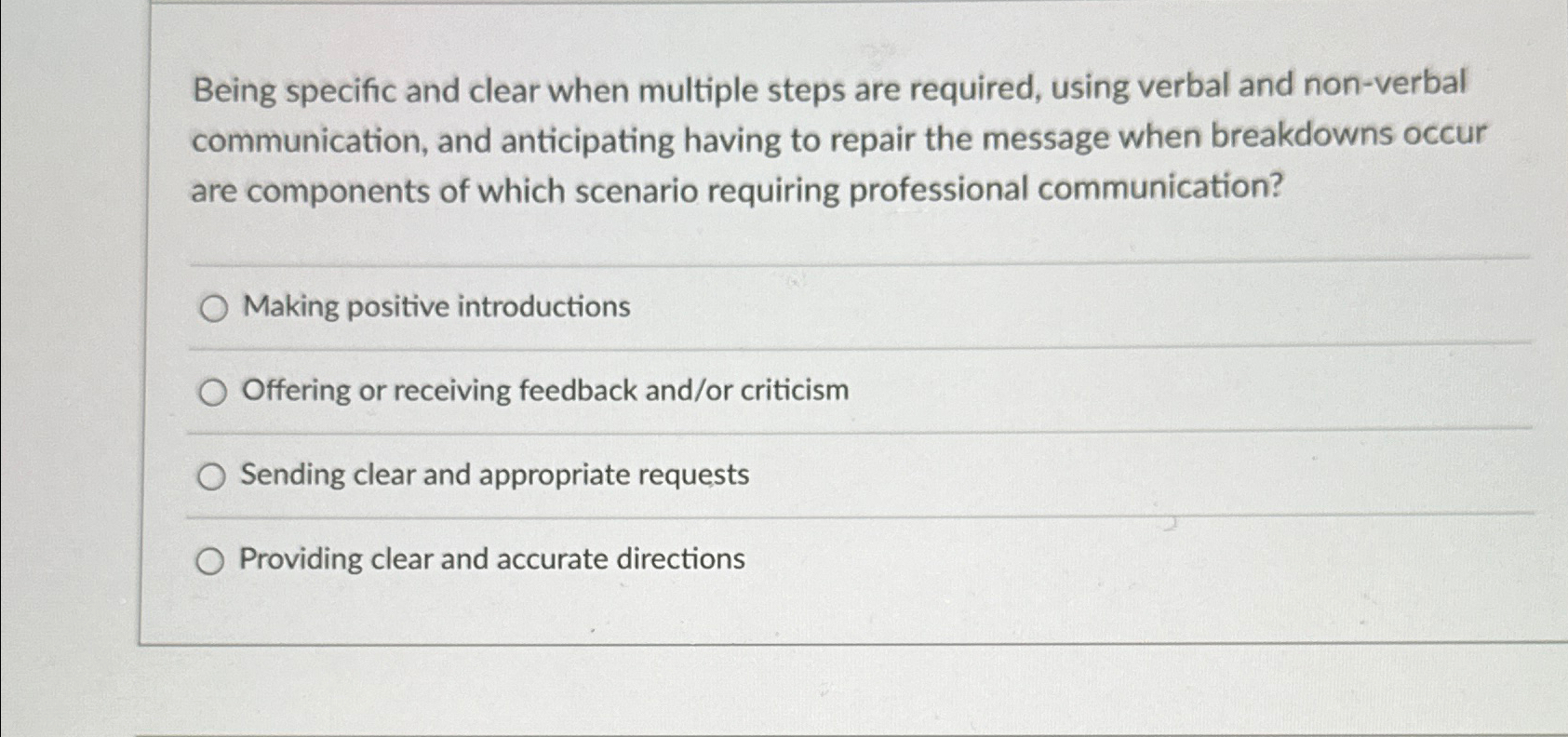 Solved Being specific and clear when multiple steps are | Chegg.com