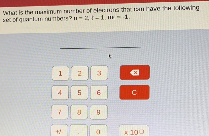 Solved What is the maximum number of electrons that can have | Chegg.com