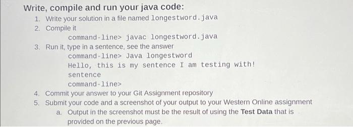 Solved Coding Problem: Have the function LongestWord(sen) | Chegg.com
