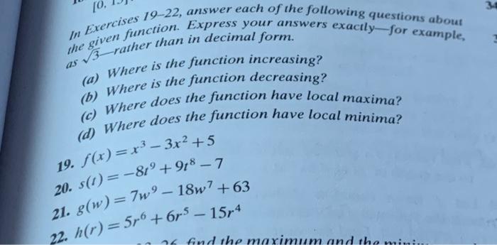 Solved In Exercises 19-22, answer each of the following | Chegg.com