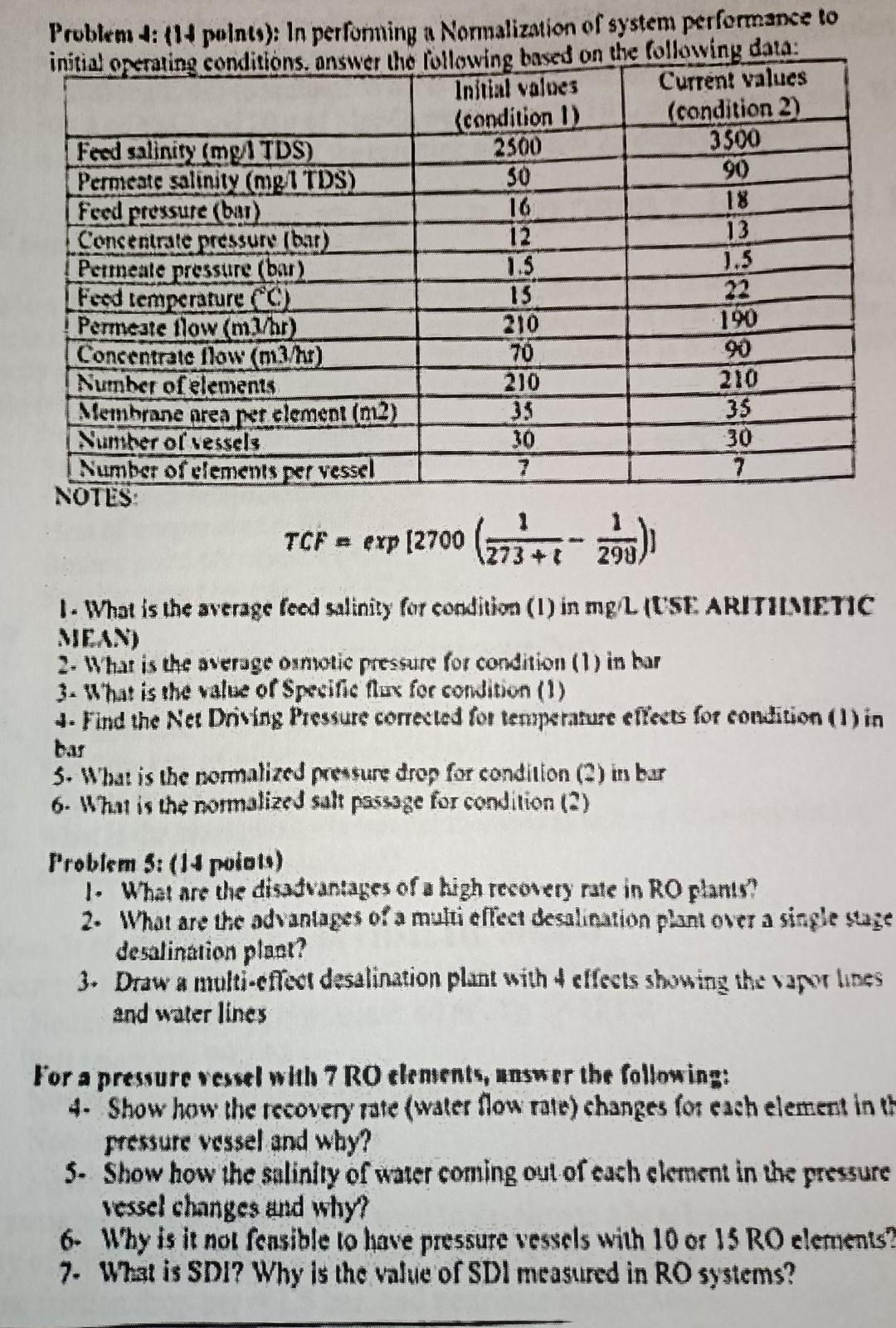 Solved Problem 4: (1+ polnts): In perfonning a Nomalization | Chegg.com