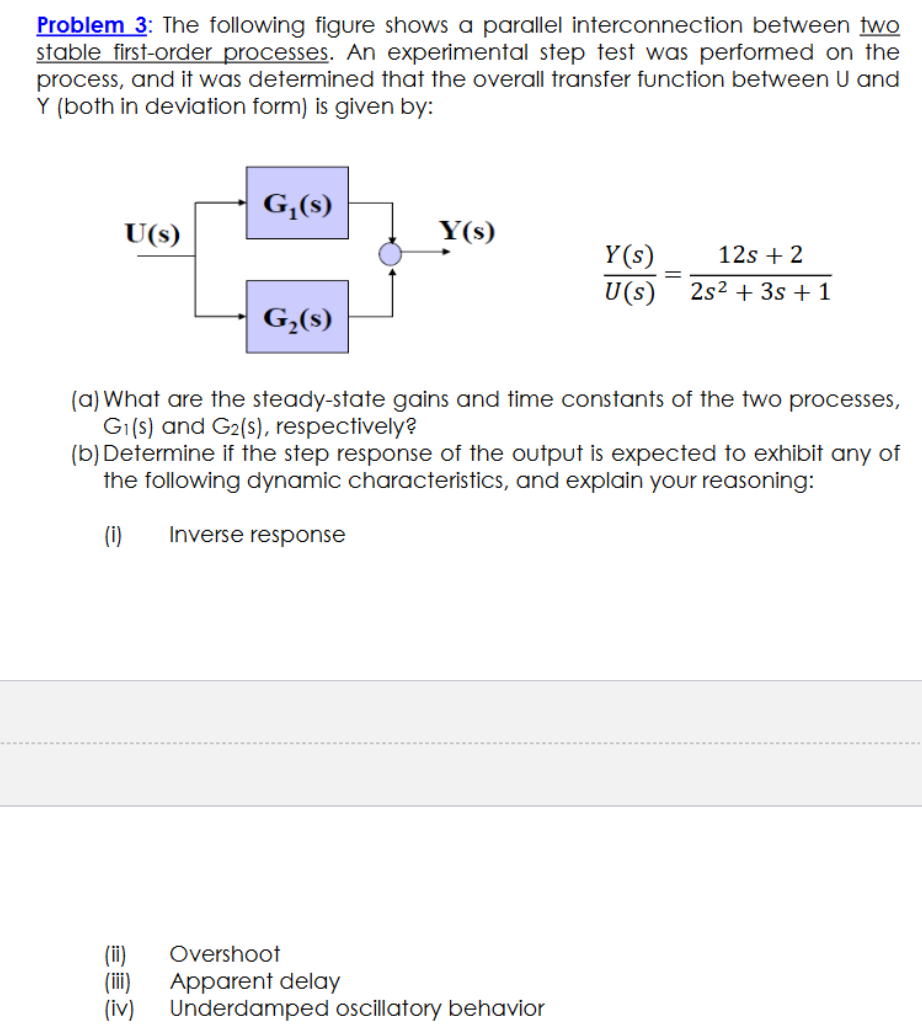 Solved 1) ﻿Obtain an expression for the overall transfer | Chegg.com