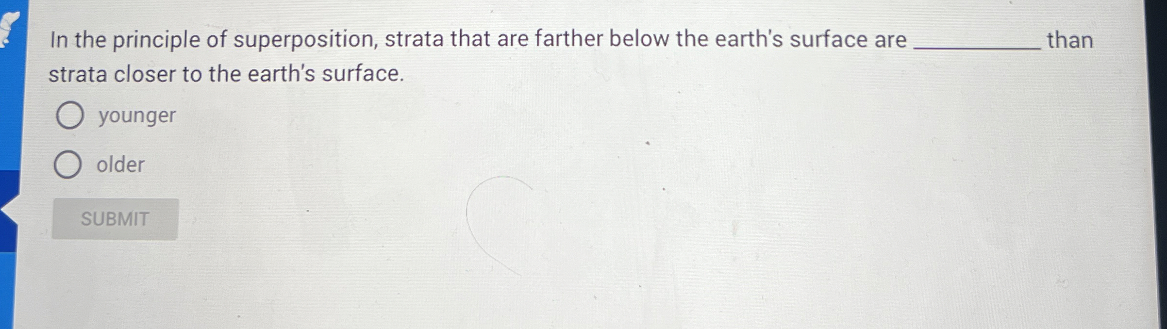 Solved In the principle of superposition, strata that are | Chegg.com