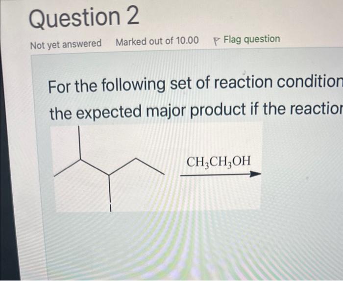 Solved For the following set of reaction conditions, | Chegg.com