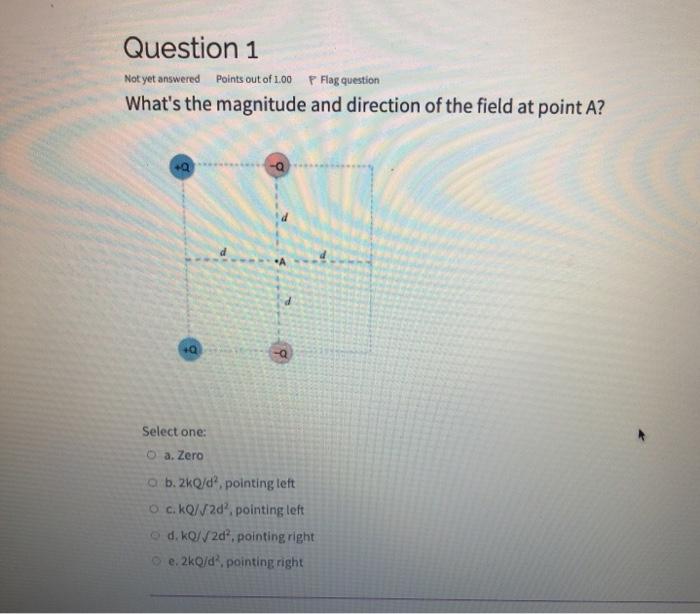 Solved Question 1 Not yet answered Points out of 1.00 P Flag | Chegg.com Solved Question 1 Not yet answered Points out of 1.00 P Flag | Chegg.com