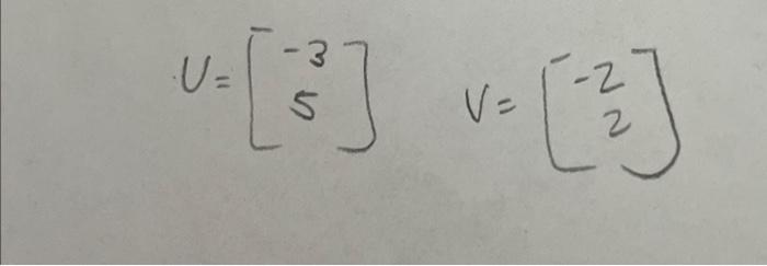 Solved sketch the vectors u, v, and u+v on the same xy axis | Chegg.com