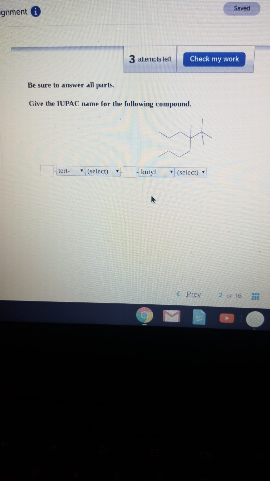 Solved Saved ignment 3 attempts left Check my work Be sure | Chegg.com