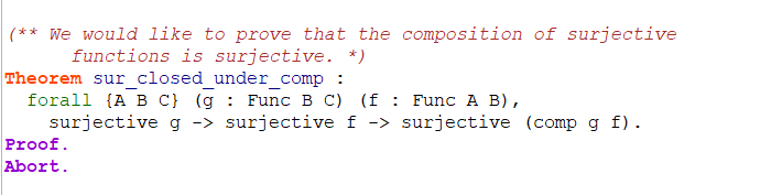 Solved Can you help me complete this Coq proof? (** ﻿We | Chegg.com