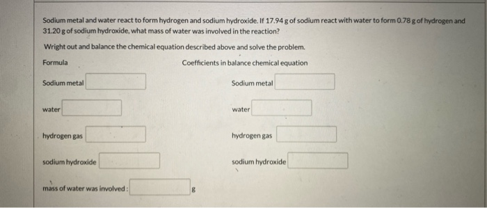Solved Wright out and balance the chemical equation | Chegg.com