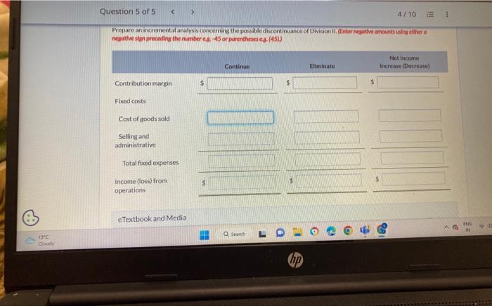 Solved Pharoah Compary has four operating divisions. During | Chegg.com
