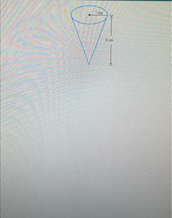 Solved Determine the volume and the surface area of the | Chegg.com