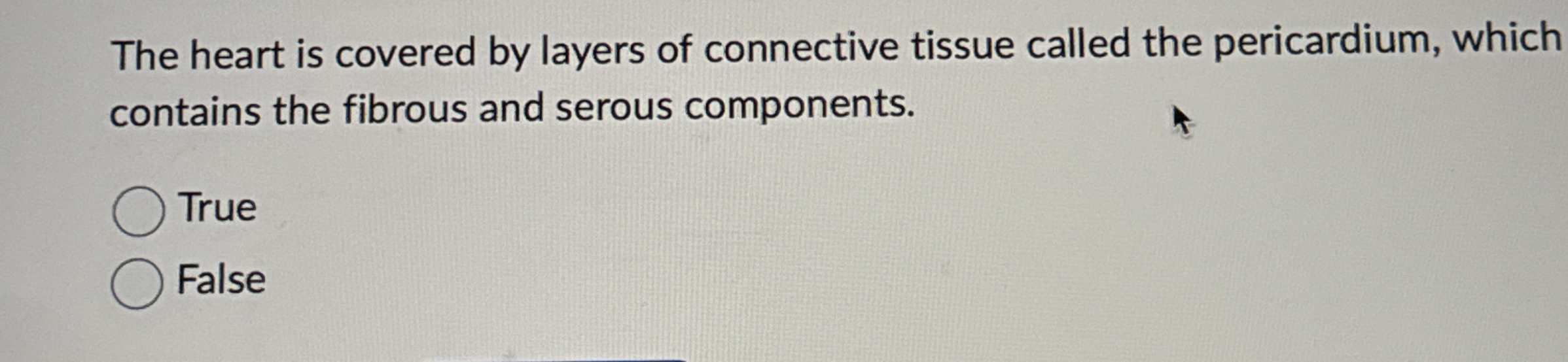 Solved The heart is covered by layers of connective tissue | Chegg.com