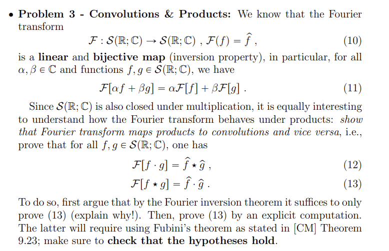 Solved Problem 3 - ﻿Convolutions & Products: We know that | Chegg.com