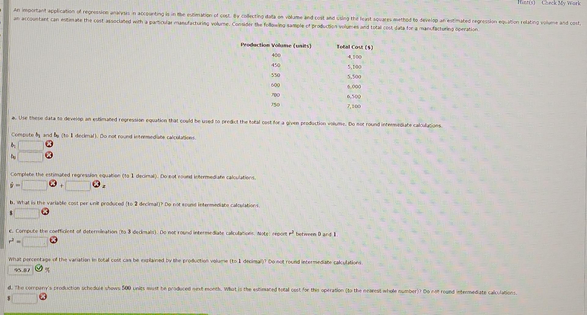 Solved Hint(s) Check My Work An important application of | Chegg.com