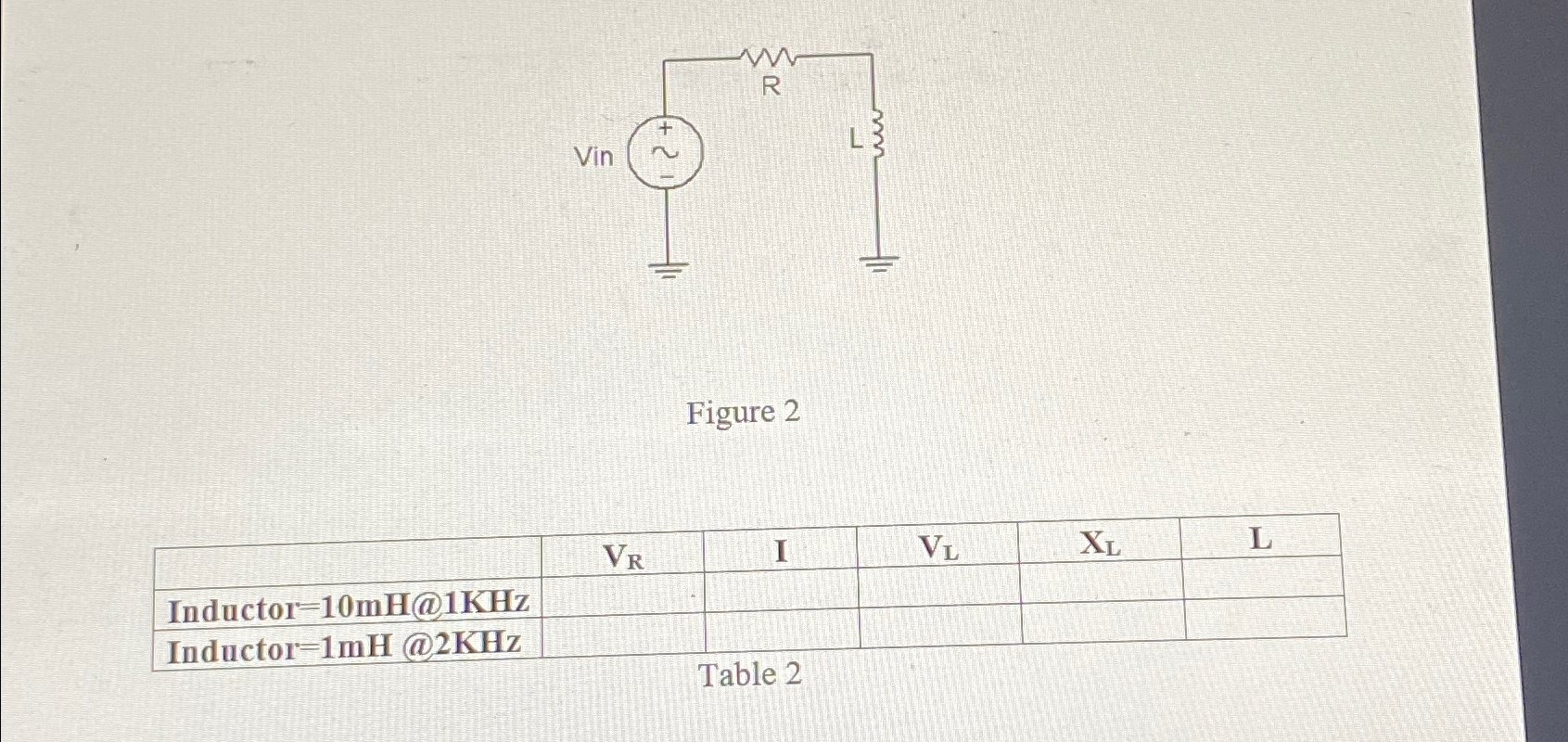 Solved (Use multism to display)Procedure for Inductive | Chegg.com