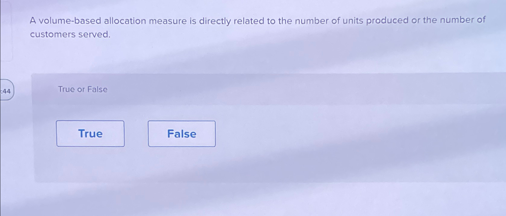 Solved A volume-based allocation measure is directly related | Chegg.com