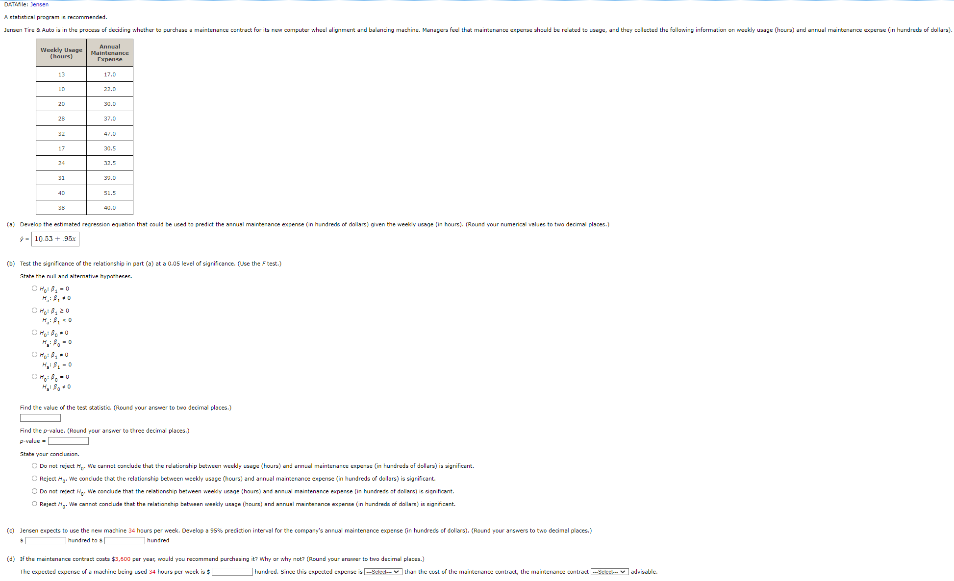 Solved DATAfile: JensenA statistical program is | Chegg.com