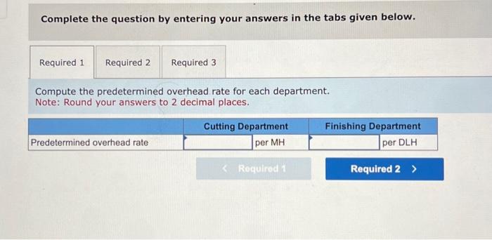 Solved Exercise 3-15 (Algo) Departmental Predetermined | Chegg.com