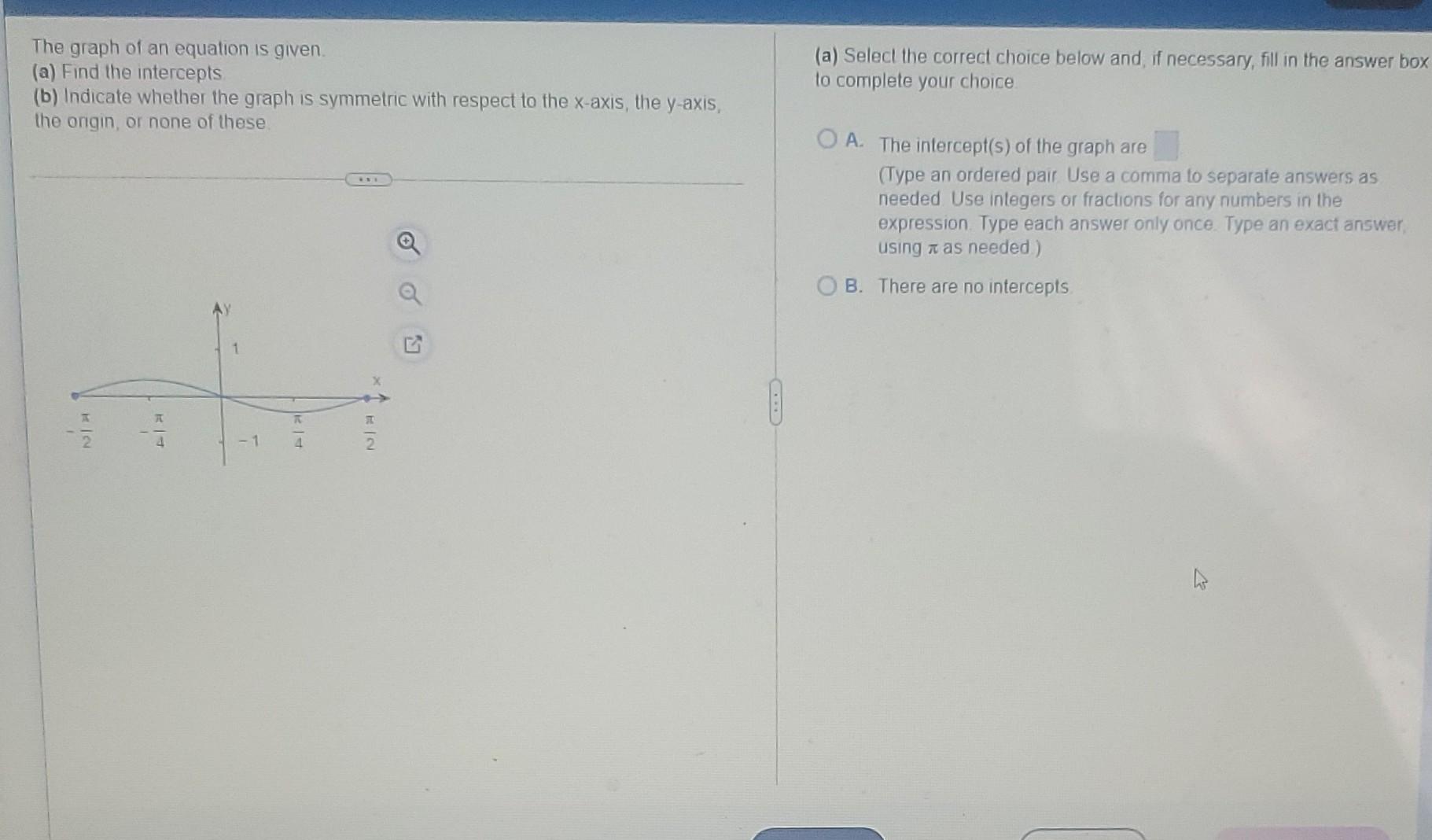Solved The graph of an equation is given (a) Find the | Chegg.com