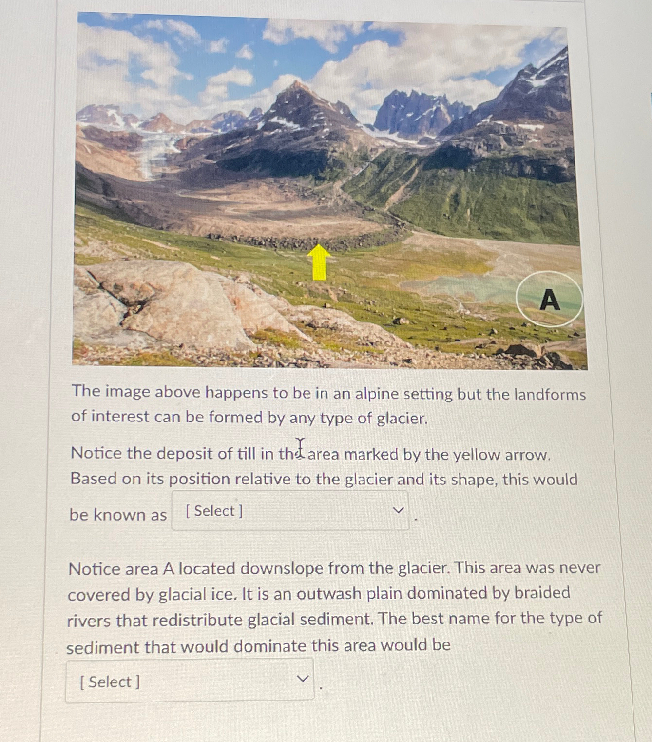 Solved The image above happens to be in an alpine setting | Chegg.com