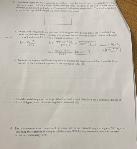 Solved Consider the same ruo wires dacussed in problem 1), | Chegg.com