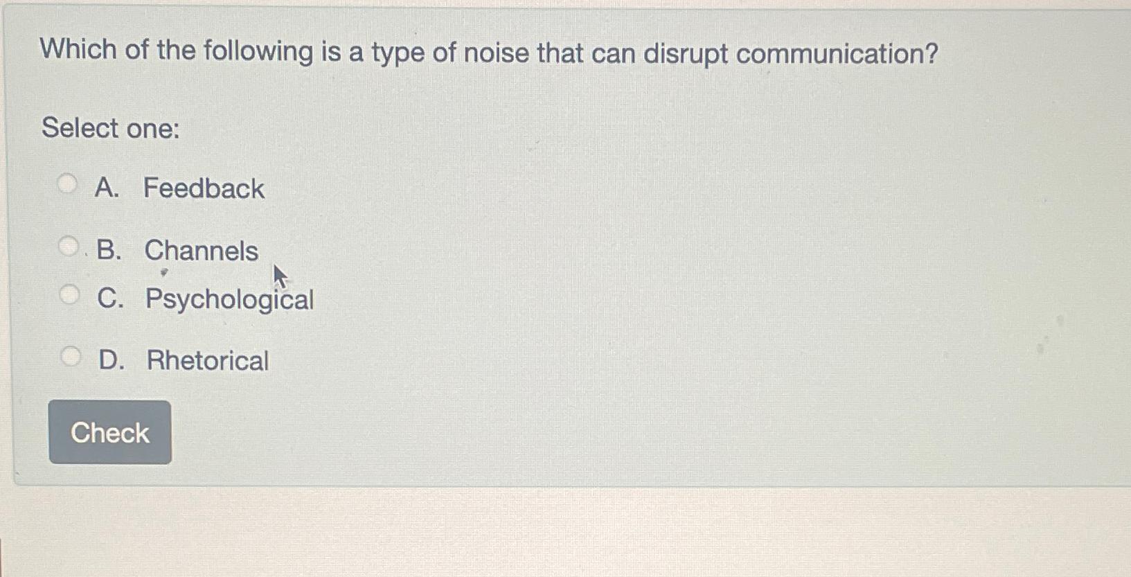 Solved Which of the following is a type of noise that can | Chegg.com