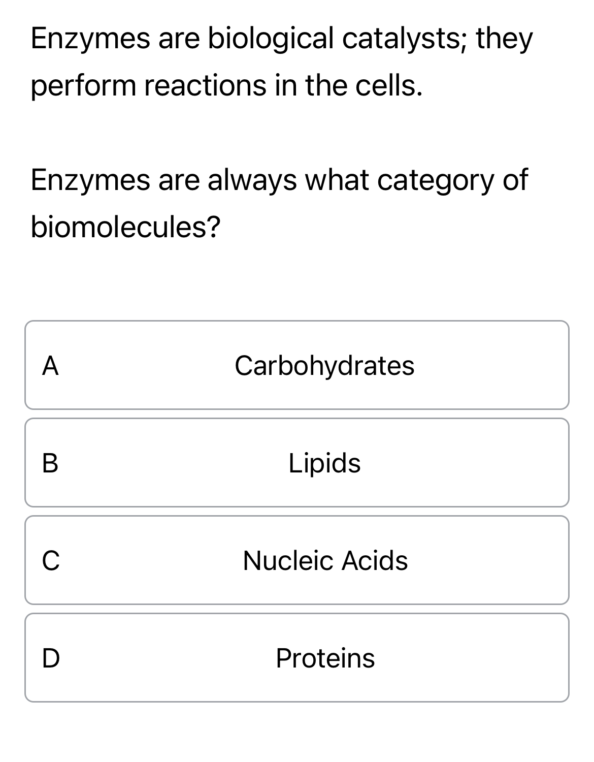 Solved Enzymes are biological catalysts; they perform | Chegg.com