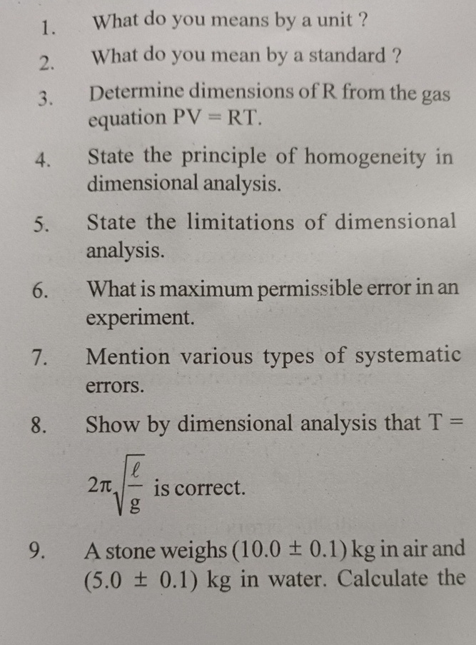 Solved What do you means by a unit ?What do you mean by a | Chegg.com