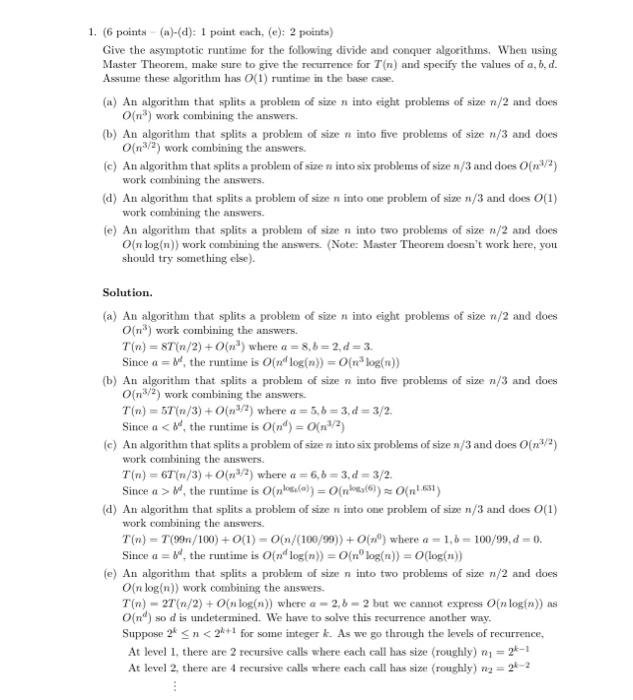 Solved 5. (16 points) Let G = (V, E) be a connected, | Chegg.com