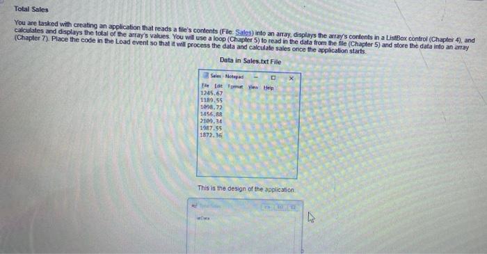 Solved using visual studio 2019. my listbox is named lstData | Chegg.com