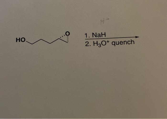 Solved 2. H3O+quench 1. NaH | Chegg.com