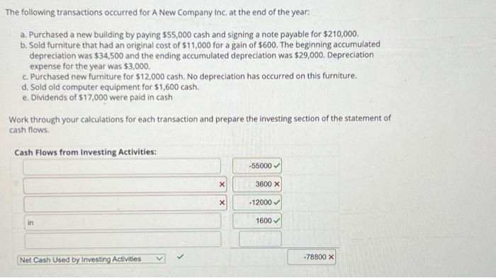Solved It has to say whether its an increase or decrease, as | Chegg.com