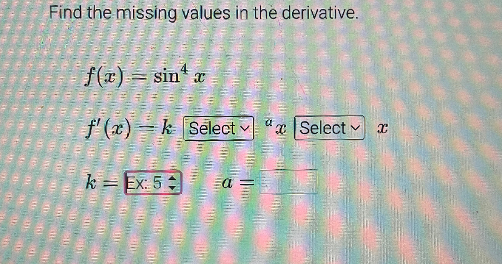 Solved Find the missing values in the | Chegg.com