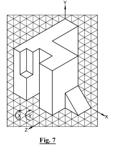 Solved Rotate the following object by the indicated | Chegg.com