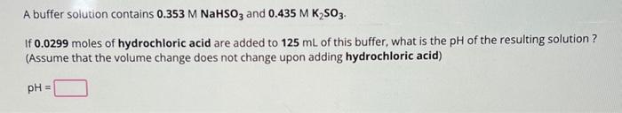 Solved A buffer solution contains 0.465M ammonium bromide | Chegg.com