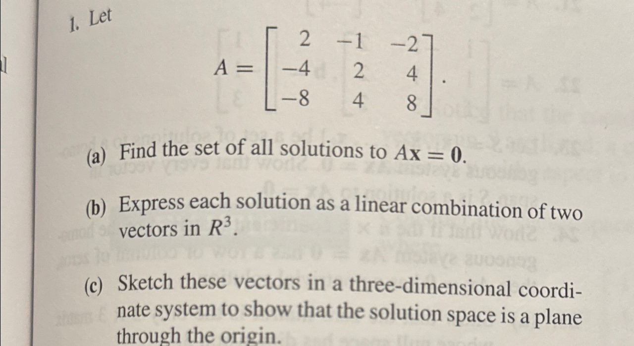 Solved Leta 2 1 2 424 848 A ï Find The Set Of All Chegg