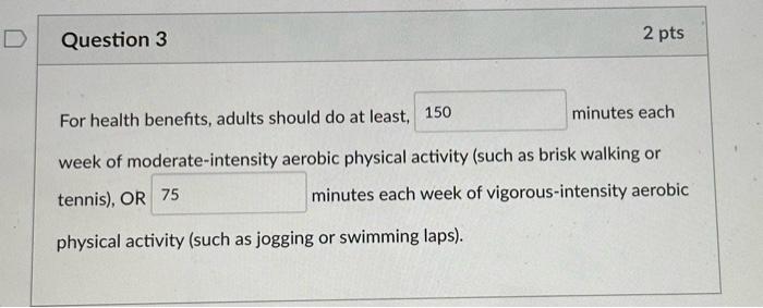 Solved Physical activity and exercise positively impact your | Chegg.com