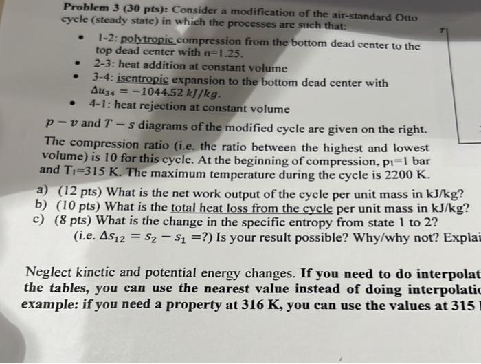 Problem 3 (30 pts): Consider a modification of the | Chegg.com