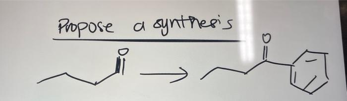 Solved Propose a synthesis | Chegg.com