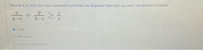 Solved Assume a. b. and c are input parameters and they are | Chegg.com