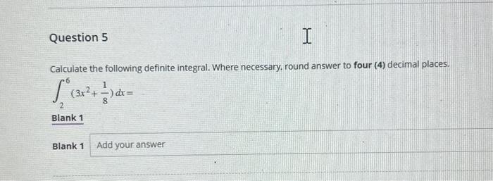 Solved Calculate the following definite integral. Where | Chegg.com