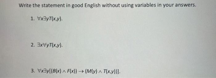 Solved In the questions below suppose the variable x | Chegg.com