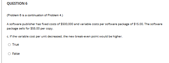 Solved QUESTION 6(Problem 6 ﻿is a continuation of Problem | Chegg.com