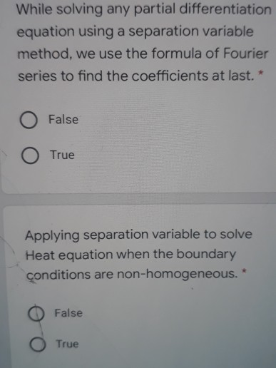 Solved While Solving Any Partial Differentiation Equation