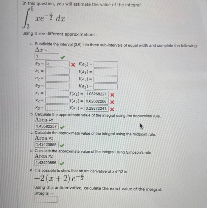 Solved In this question, you will estimate the value of the | Chegg.com